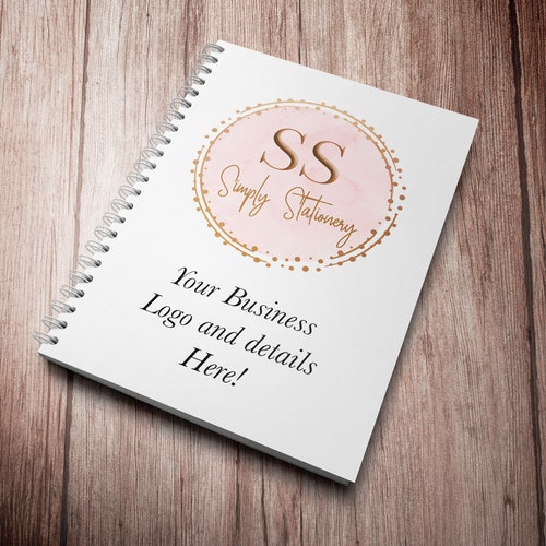 Personalised Notebook Notepad Small Business Stationery | Etsy