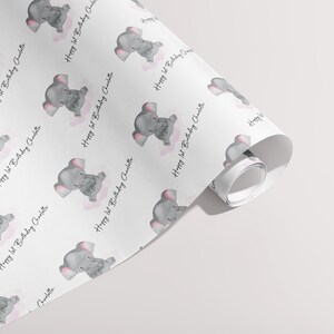Personalised New Born Gift Wrap Names Wrapping Paper - Etsy