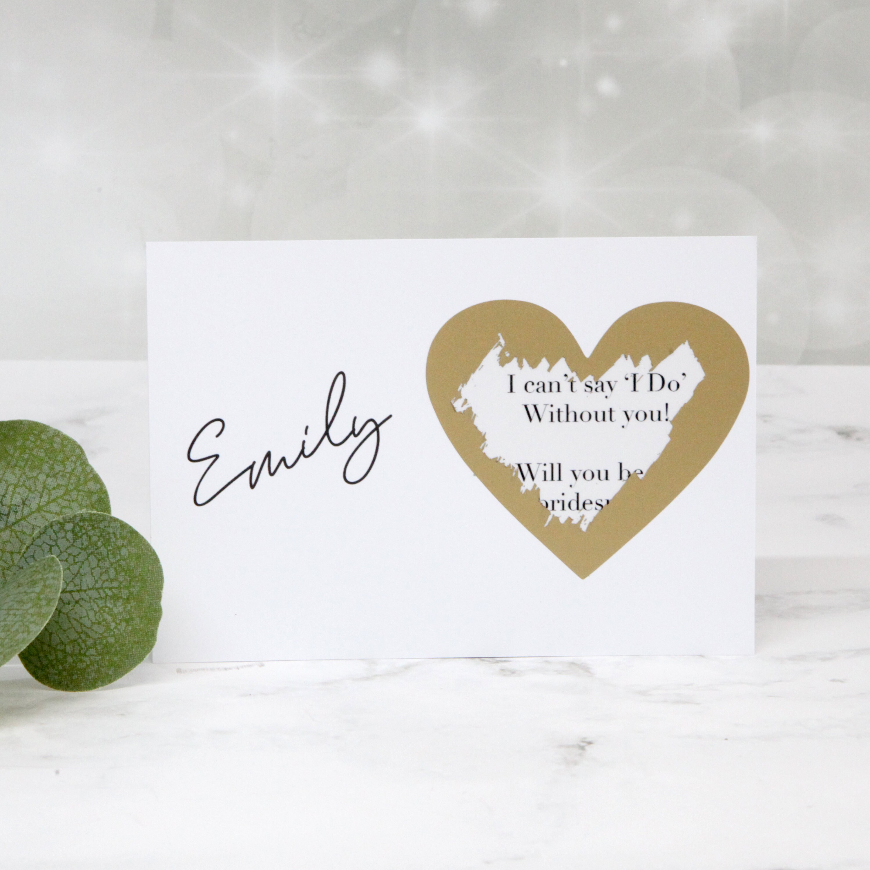 Personalised Scratch off Reveal Card, Bridesmaid, Hen Party, Auntie ...