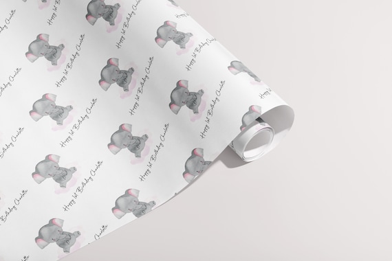 Personalised New Born Gift Wrap Names Wrapping Paper - Etsy