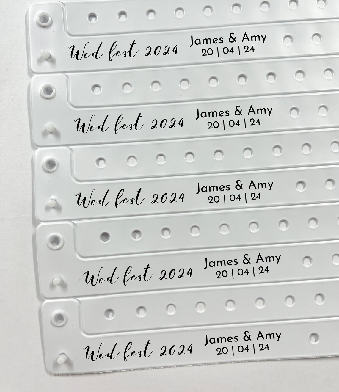 Personalised Wedding Wristbands, Hen Party, Bridesmaids, Bracelet ...