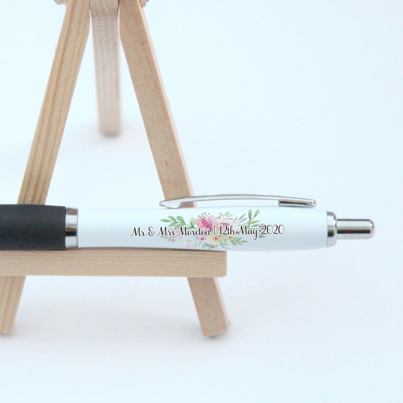 Personalised Wedding Favour Printed Pens Bridesmaid Gift - Etsy