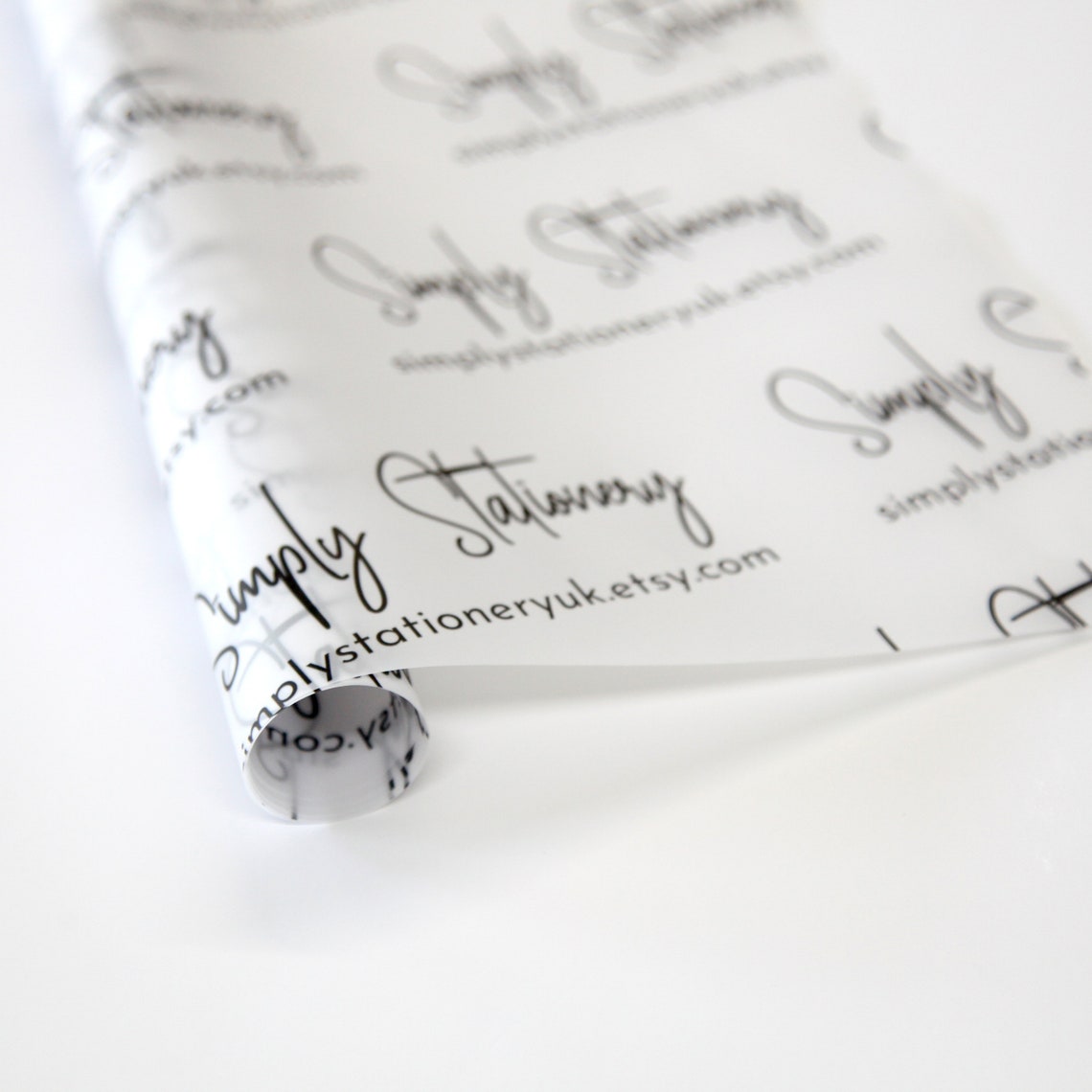 Personalised Vellum Paper Packing Paper Branded Packaging - Etsy