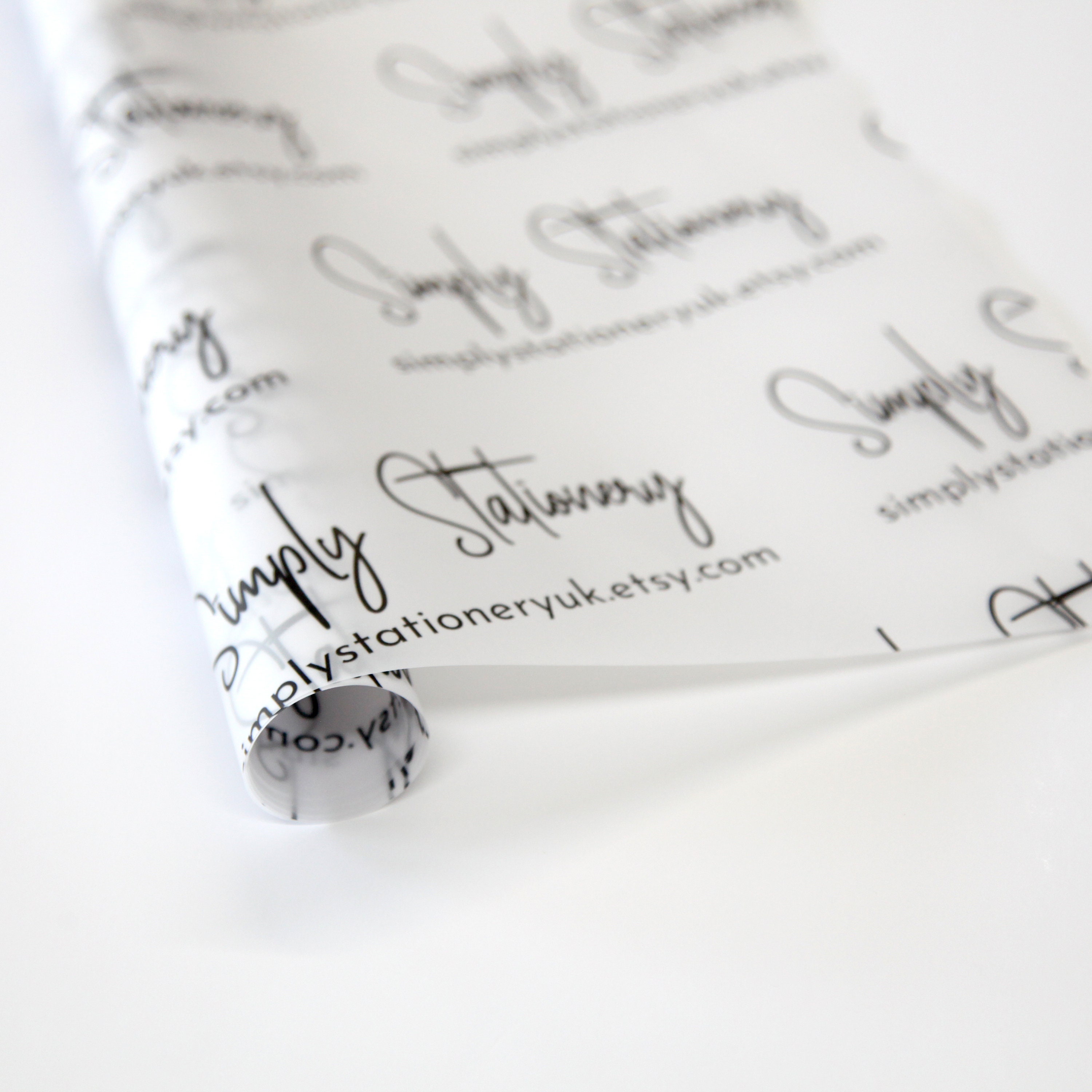 Personalised Vellum Paper Packing Paper Branded Packaging - Etsy