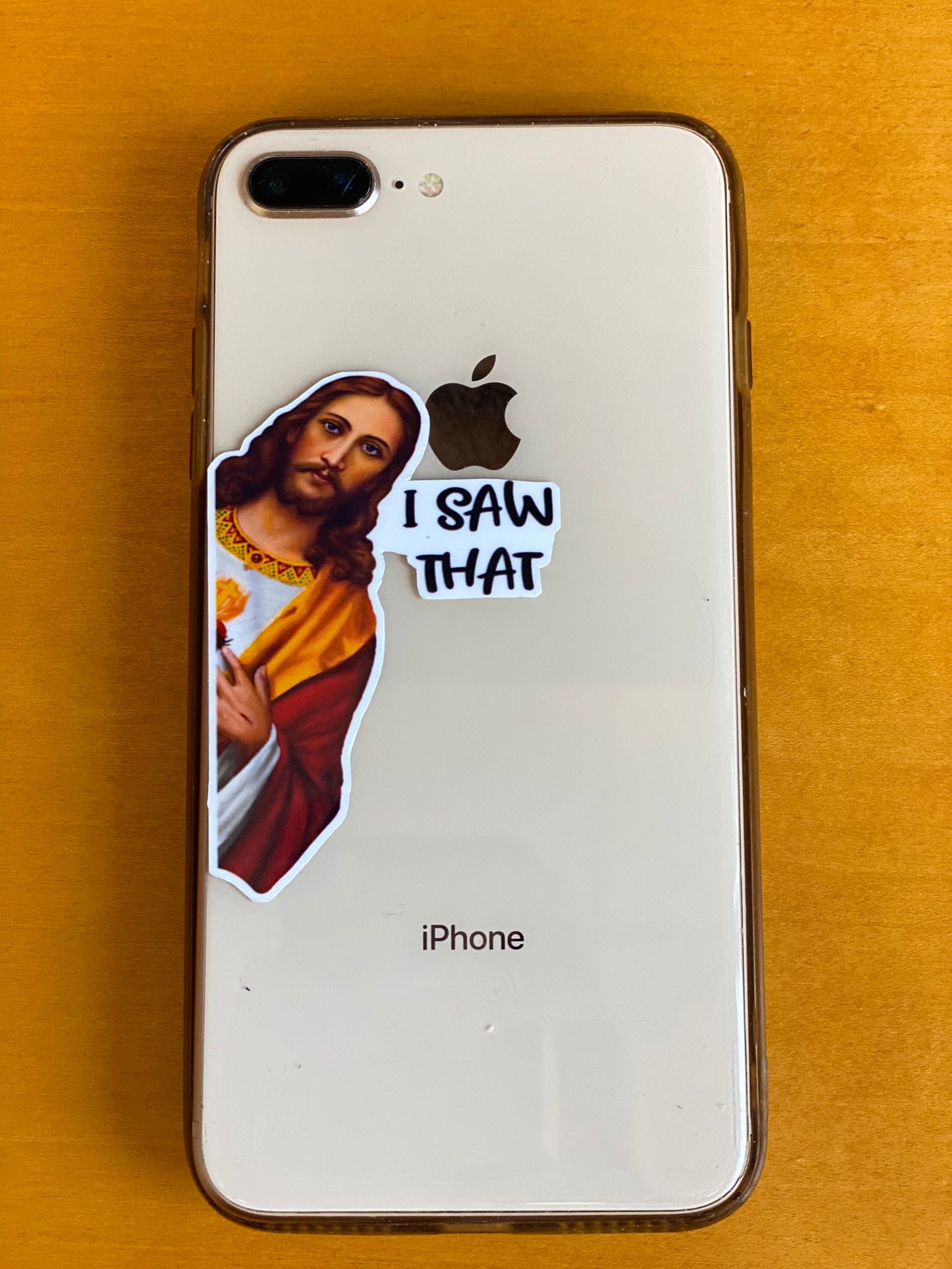 Jesus I Saw That Sticker Vinyl Sticker Vinyl Decal Sticker - Etsy Canada