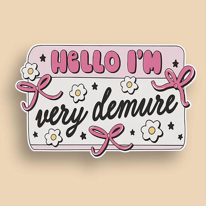 Very Demure Very Mindful Sticker | Tiktok Viral | Tiktok Sticker ...