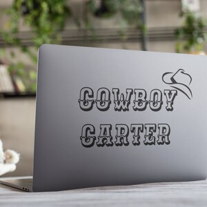 Cowboy Carter Decal | Car Decal | Vinyl Decal | Laptop Decal - Etsy