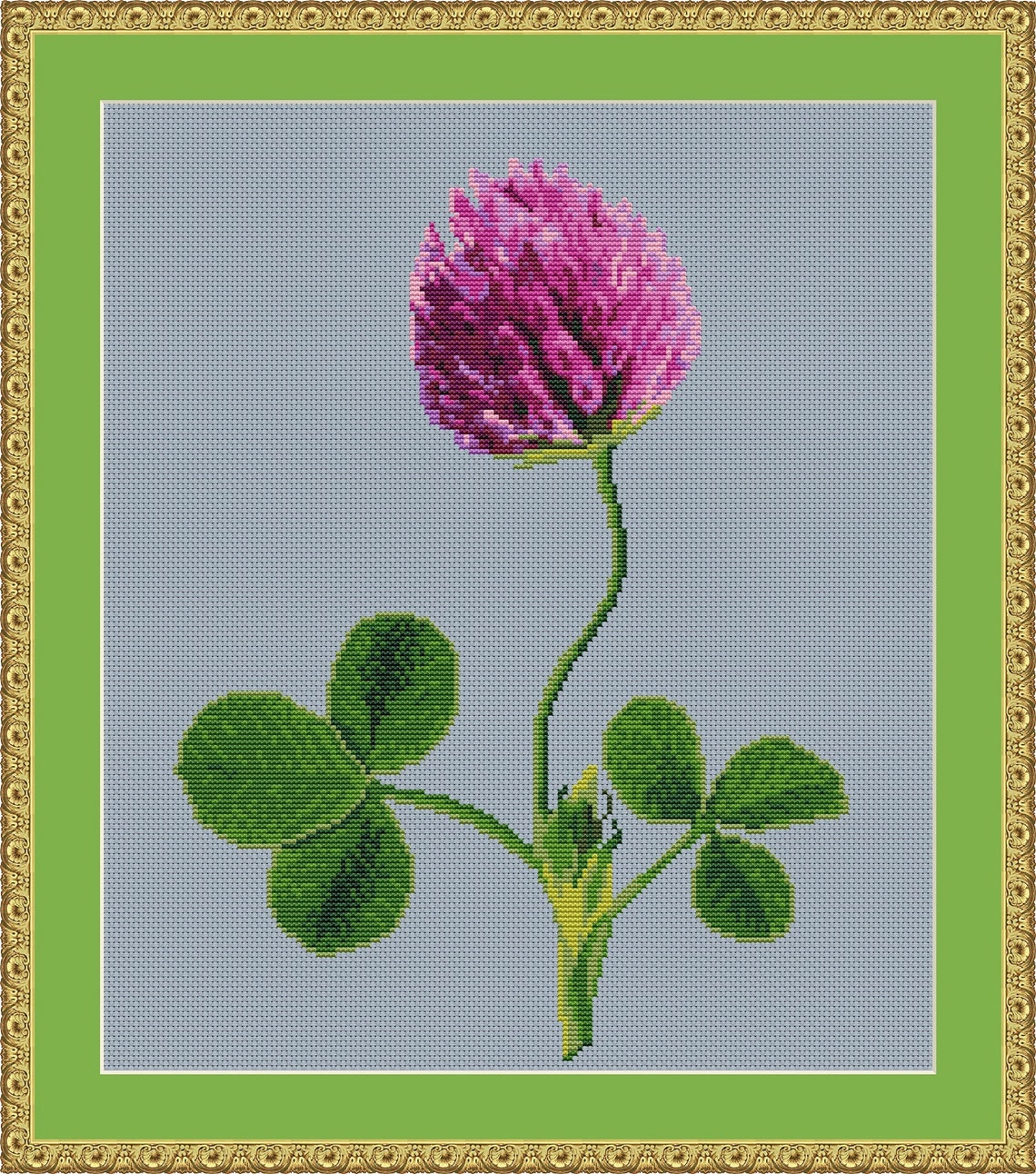 Clover Cross Stitch Pattern PDF, Instant Download. Luck Cross-stitch - Etsy