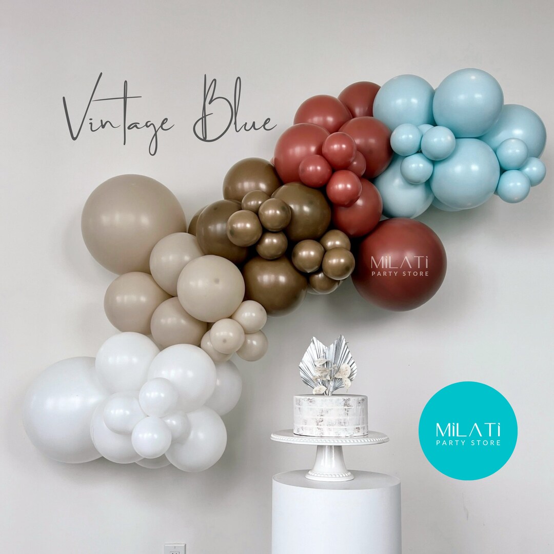 Vintage Balloon Garland Kit, Boho Balloons, Rainbow Balloons, Neutral ...