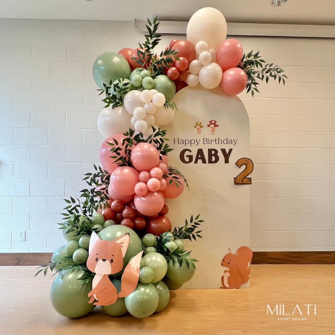 Woodland Balloon Garland Kit, Woodland Balloons, Forest Balloons ...