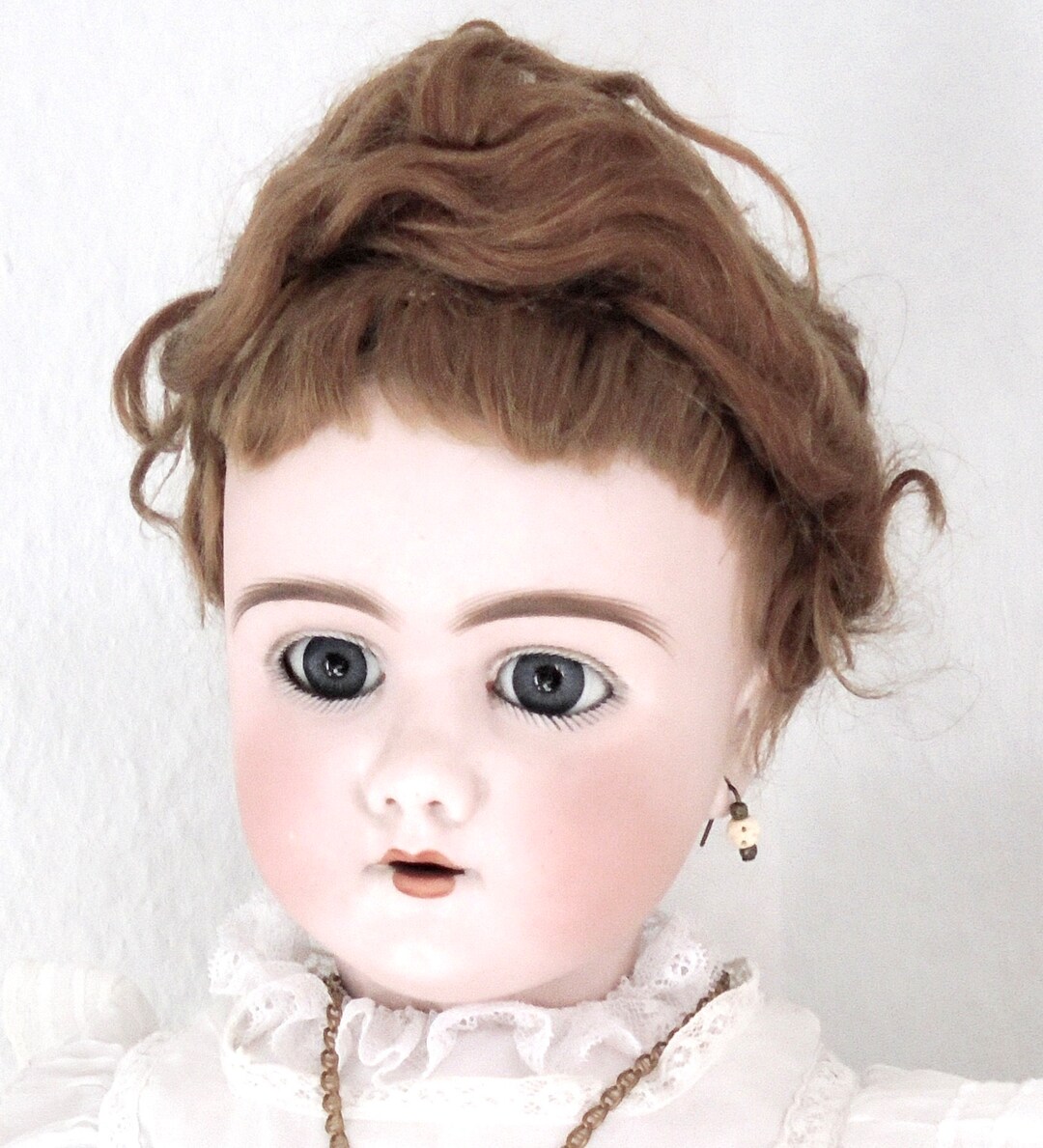 1900: Antique Biscuit Porcelain Head Doll Heinrich Handwerk 60 - Etsy