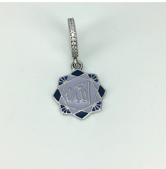 Sterling silver Allah charm for Pandora bracelets | Etsy