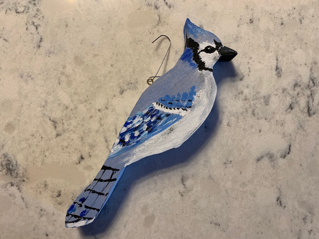 Blue Jay Ornament - Etsy