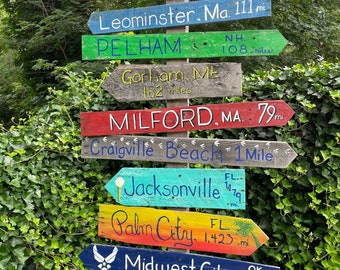 Custom Cabin Directional Arrow Sign, Cabin Decoration, Sign for Wood ...