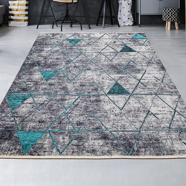 Turquoise Gray Decor - Etsy