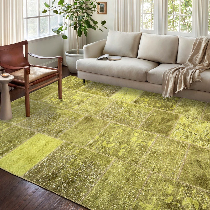 Lime Green Rugs - Etsy