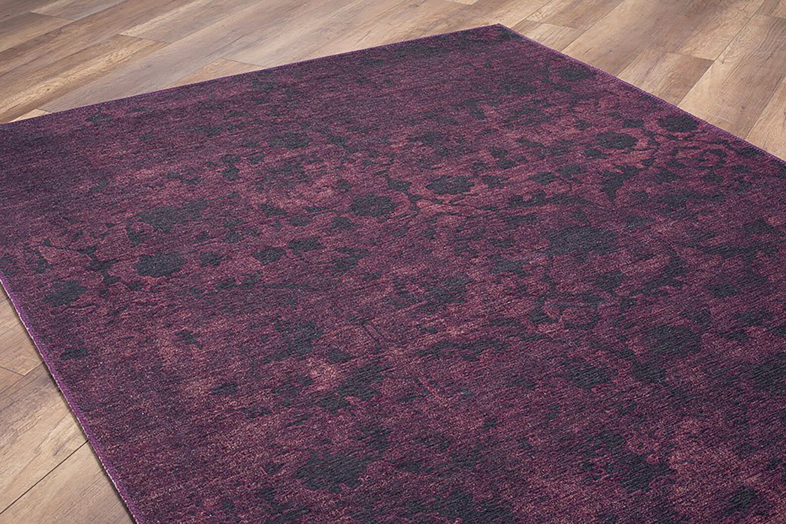 MARA Red-violet Vintage Area Rug Dark Reddish Purple - Etsy