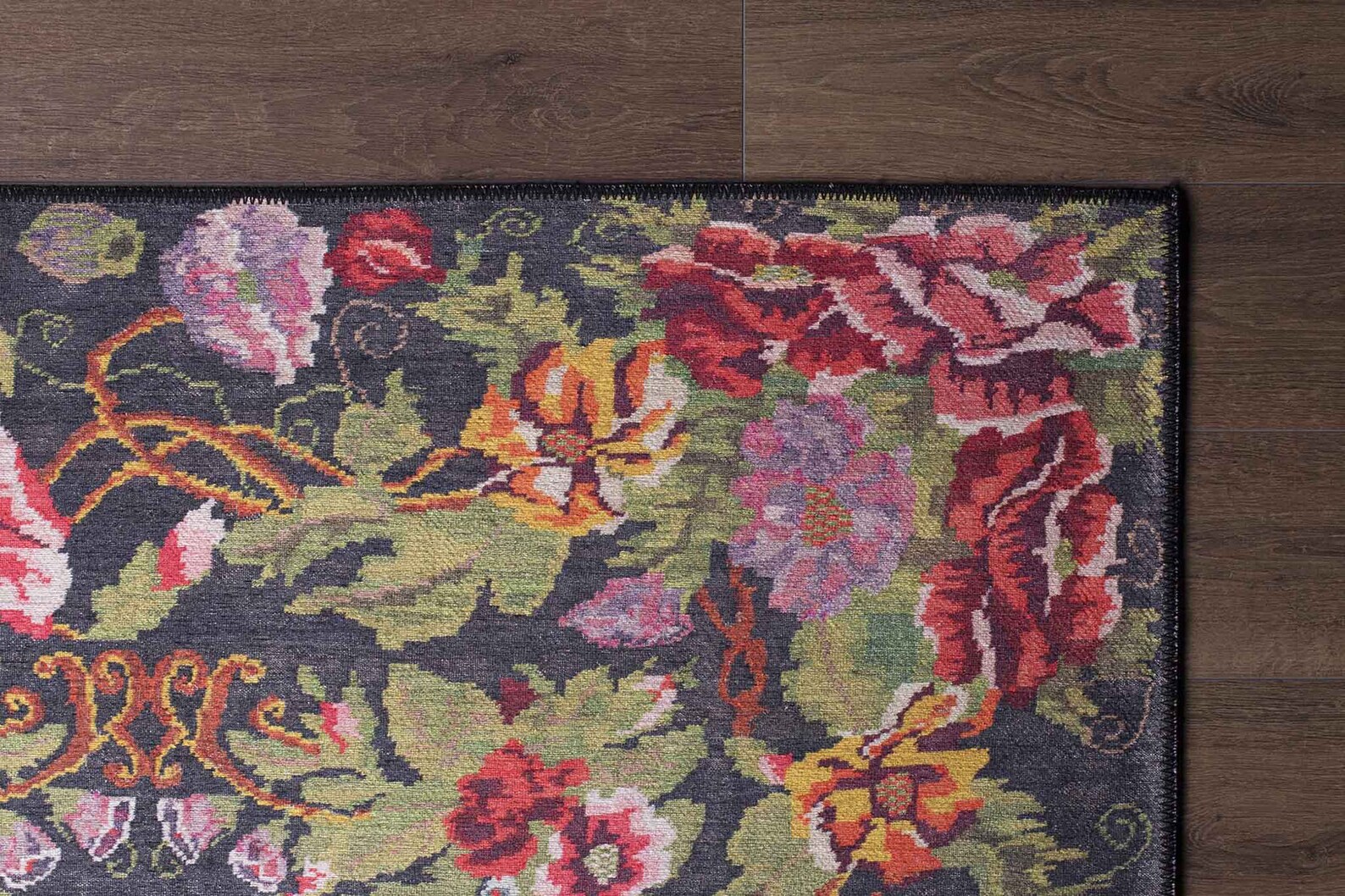 GUL TWINS Floral Rugs Rose Turkish Rug Vintage Looks - Etsy