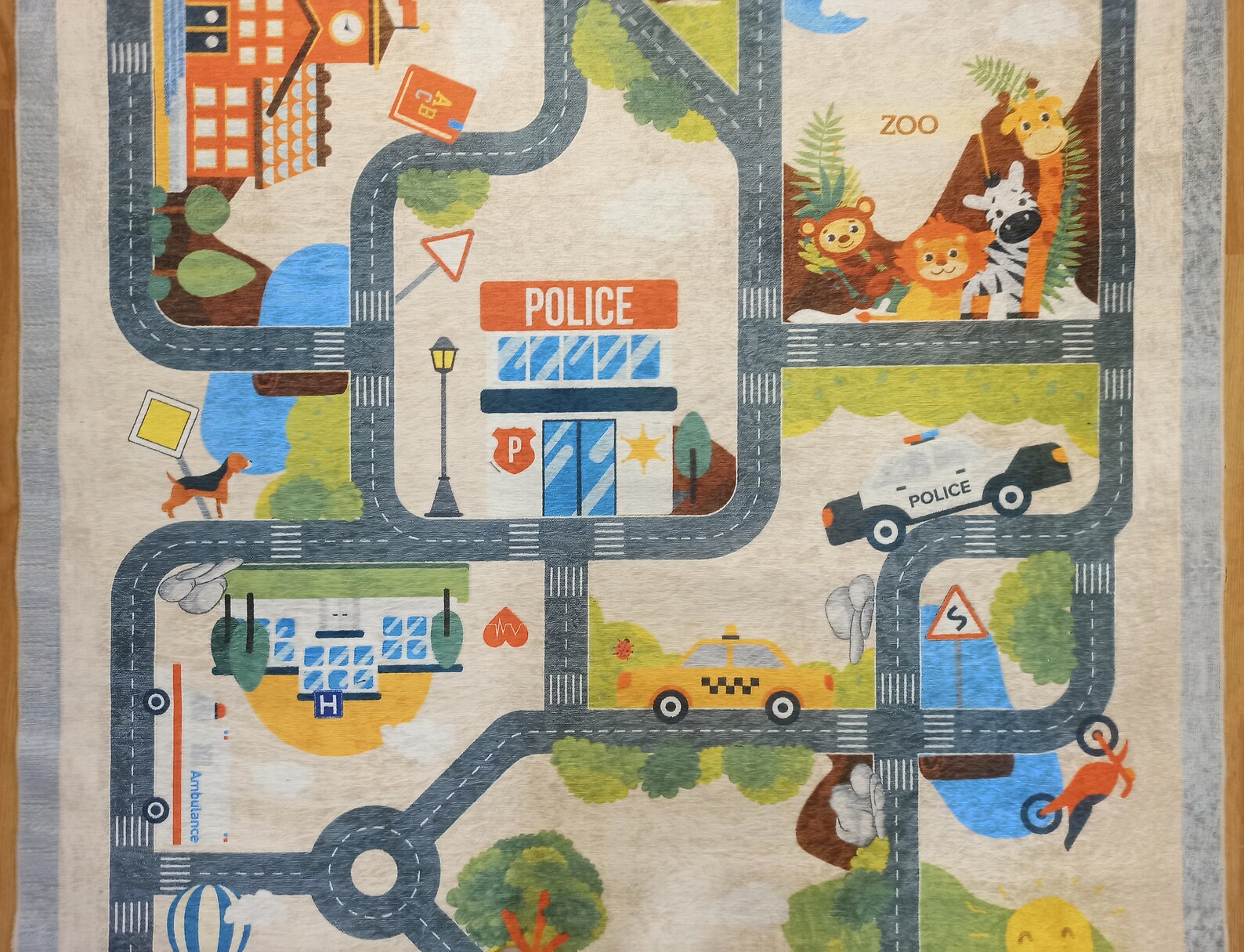 KIDS ROAD RUG Play Mat Soft Play House Car Road Rug - Etsy