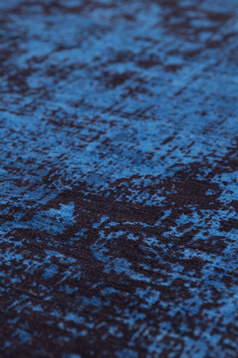 TALVA Persian Rug Pattern Dark Teal Faded Luxurious - Etsy