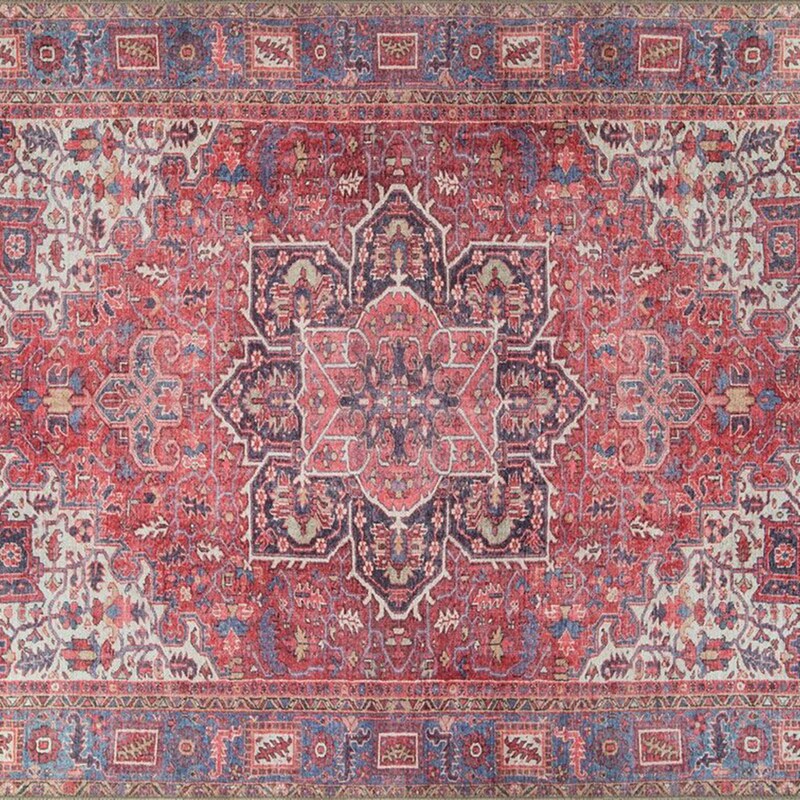 Red Persian Rug - Etsy