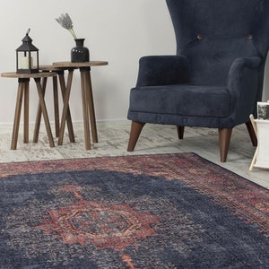 NARGAN Persian Pattern Oriental Rug, Antique Looks, Hand-knotted ...