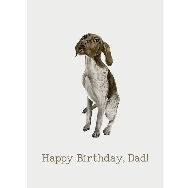 Happy Birthday Gsp Card - Etsy