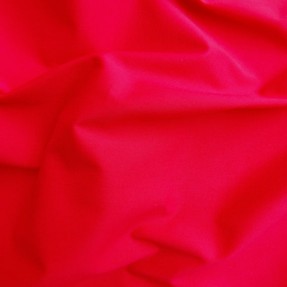 Red Cotton Fabric Beautiful Fabric | Etsy