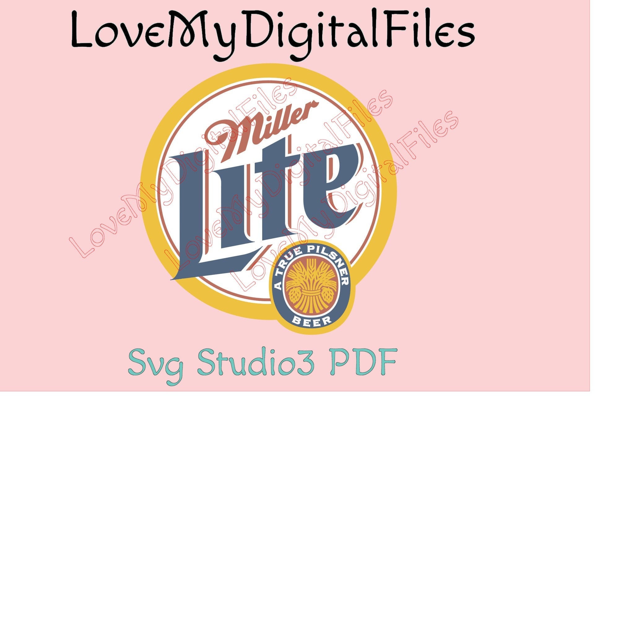 Miller Beer Logo Spade