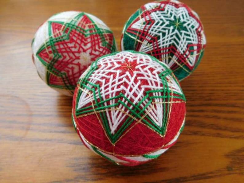 Christmas Temari Making Kit B1 - Beginners - Etsy