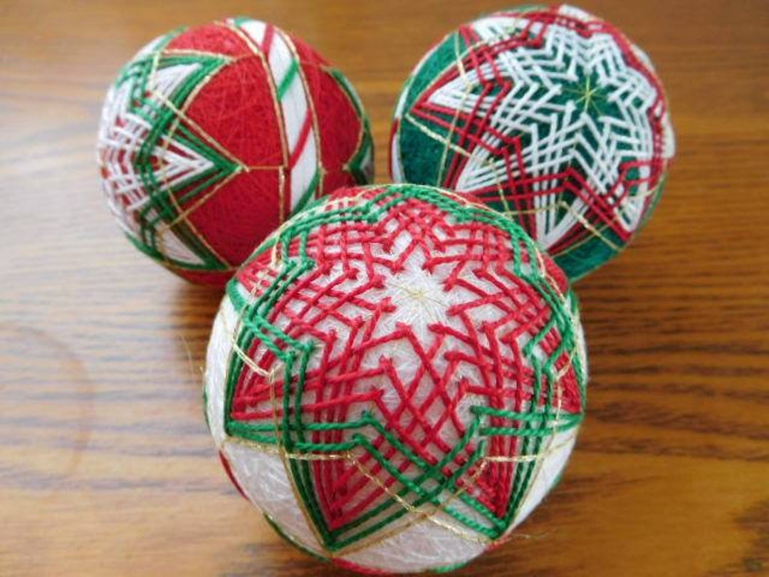 Christmas Temari Making Kit B1 Beginners - Etsy