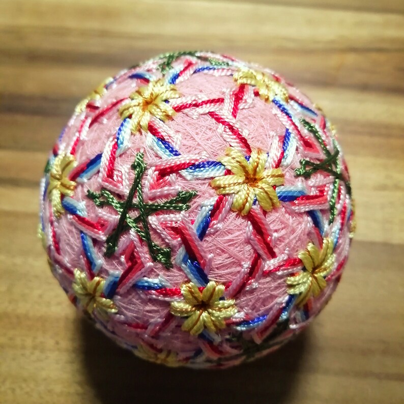 Flower Garden Temari Ball - Etsy