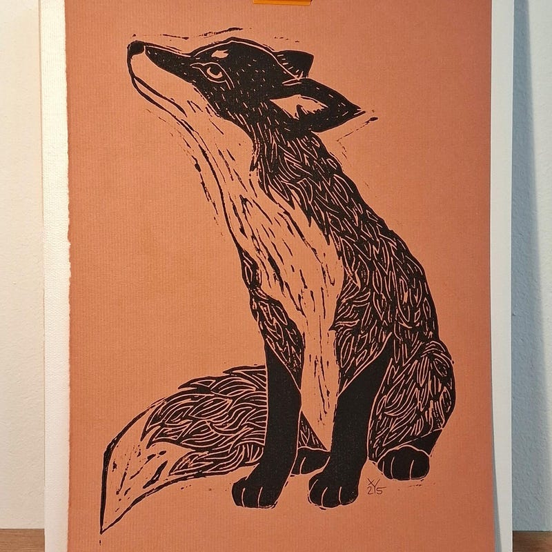 Linoldruck - Etsy.de