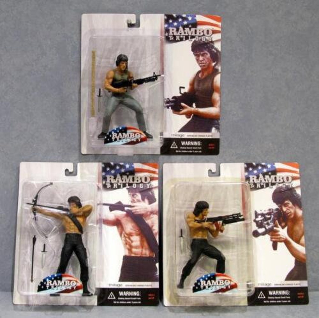 Stallone Rambo Trilogy Ultra-rare Action Figures Mirage Toys - Etsy