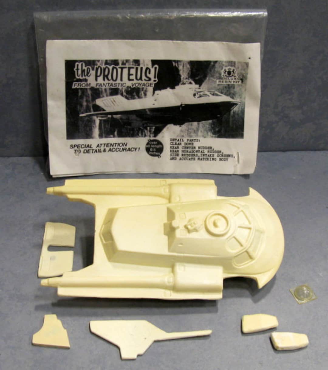 Fantastic Voyage Proteus Delux Models Rare Resin Kit Sci-fi Spacecraft ...