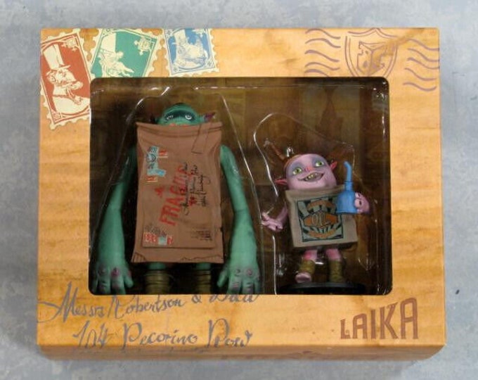 Rare Boxtrolls Laika Movie Promo Figure Set - Fragile & Oil Can 2014 ...
