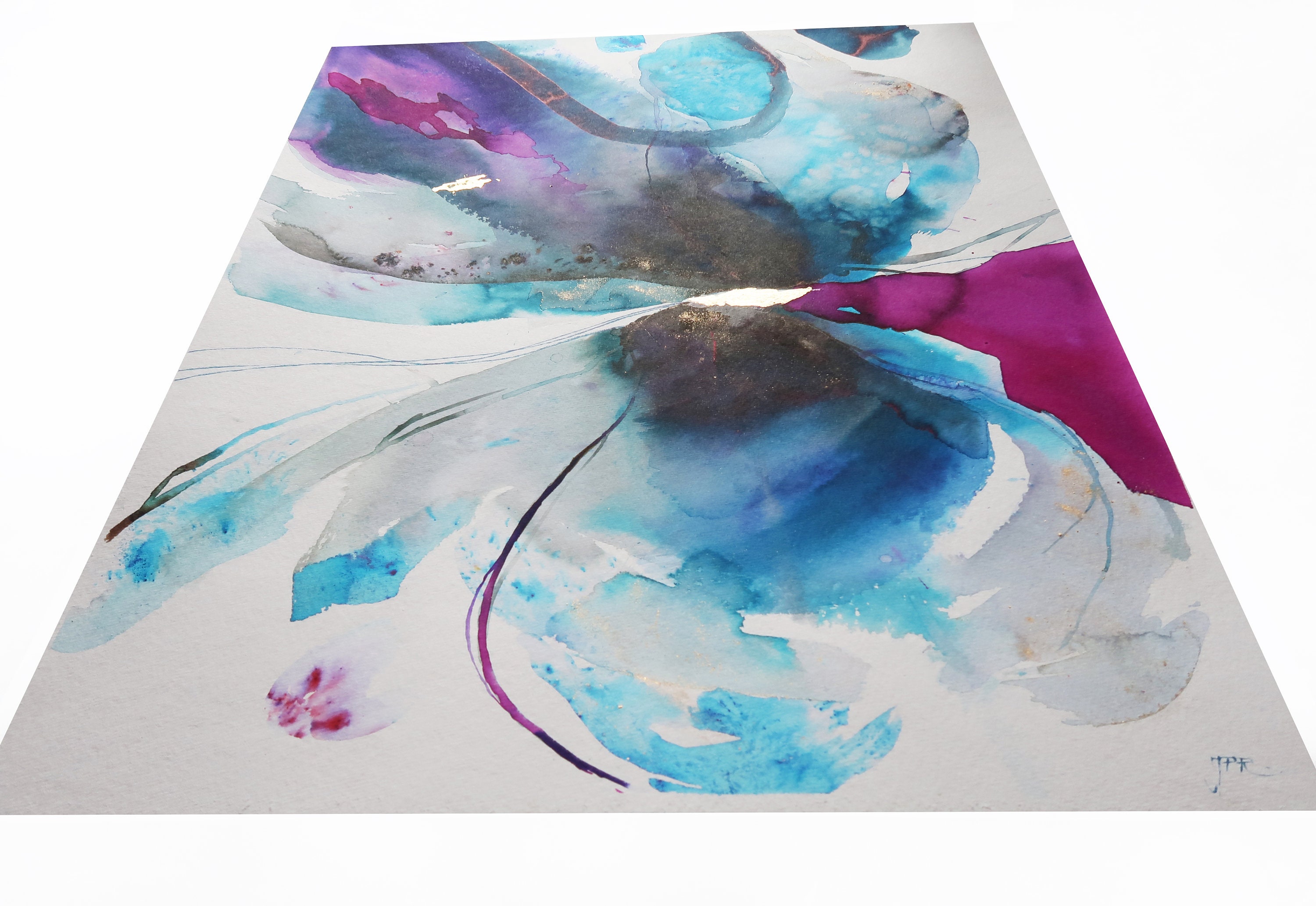 Original Signed Art Original Watercolour Abstract - Etsy