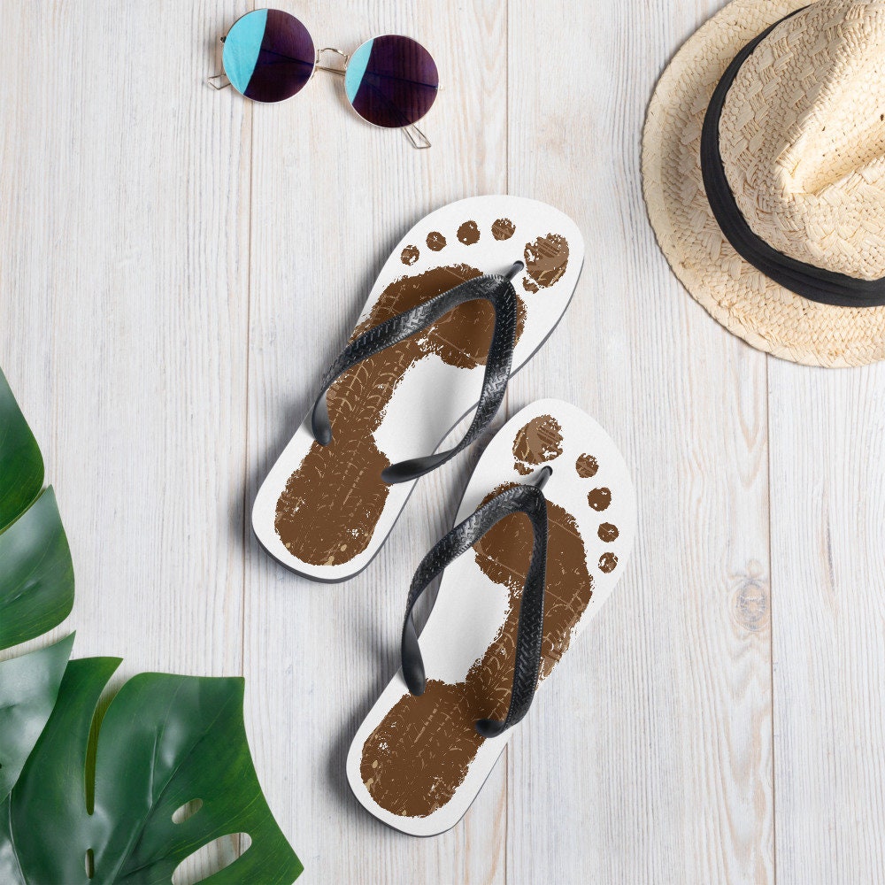 Muddy Feet Flip-flops - Etsy