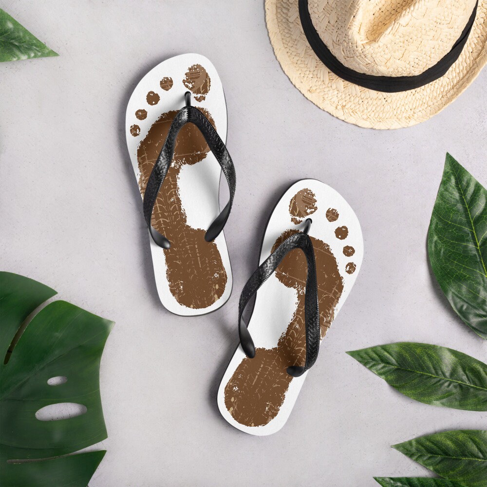 Muddy Feet Flip-flops - Etsy