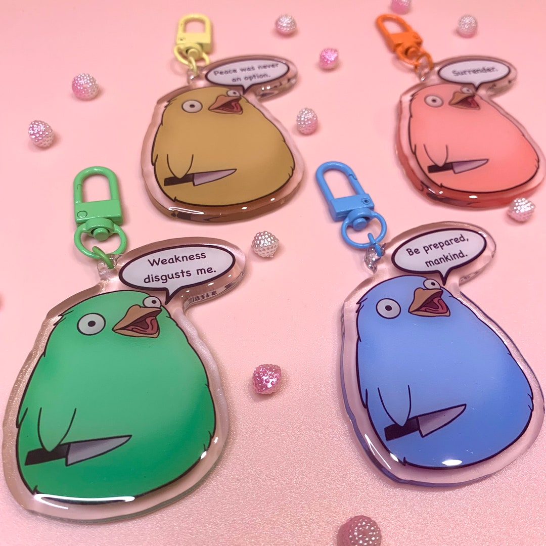 Angry Chicken Acrylic Charm Epoxy Trailer - Etsy