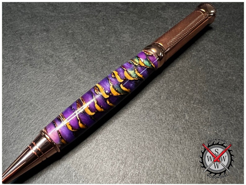 Hand Turned, Custom Resin Twist Pens / Ball Point Pens. All Unique ...