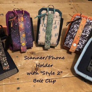 Scanner/phone Holder With style 2 Belt Clip, ID Holder, Adjustable ...