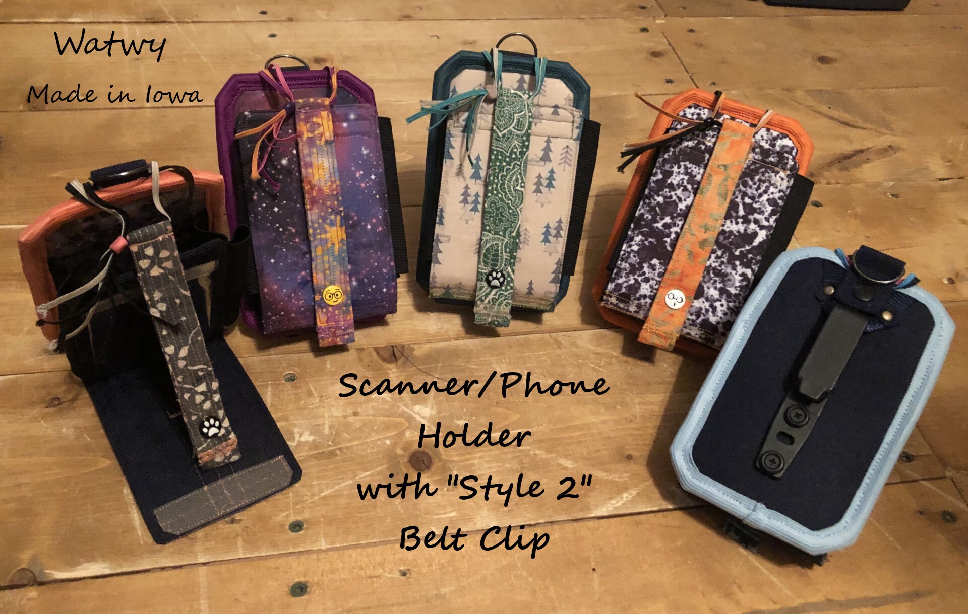 Scanner/phone Holder With style 2 Belt Clip, ID Holder, Adjustable ...