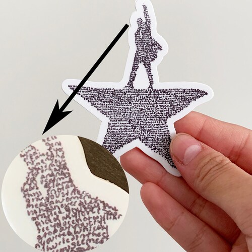 King George Hamilton Inspired Sticker - Etsy