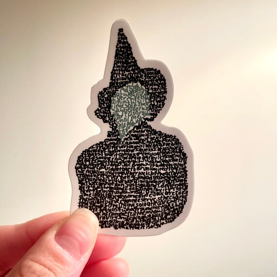 Wicked Elphaba Lyrics Sticker - Etsy