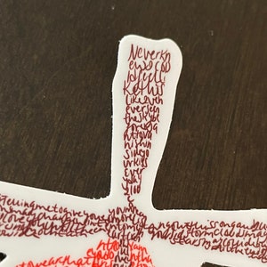 Moulin Rouge Lyrics Sticker - Etsy