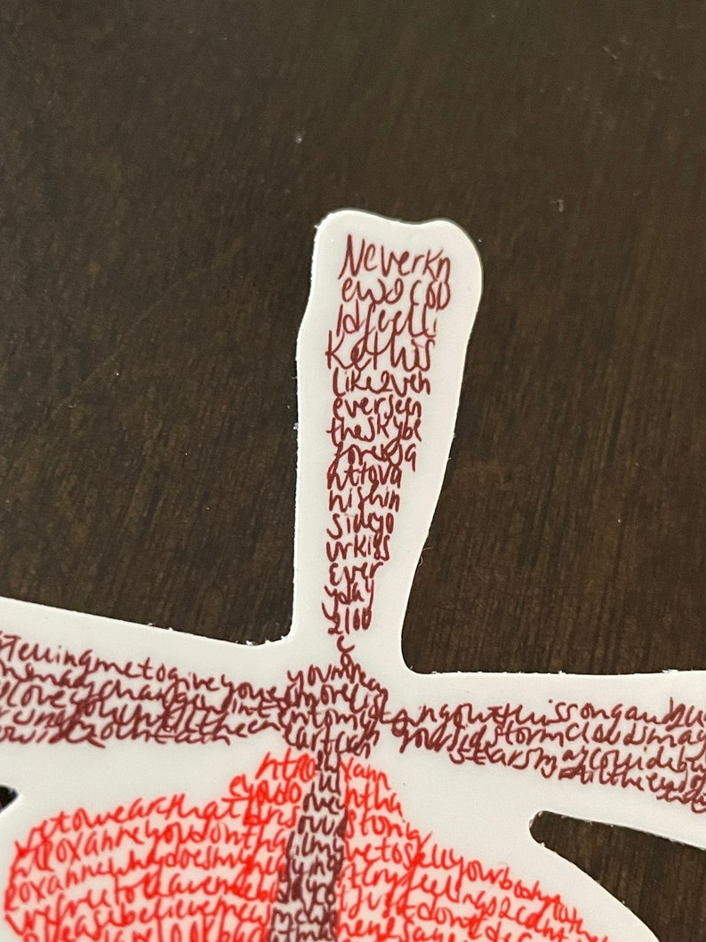 Moulin Rouge Lyrics Sticker - Etsy