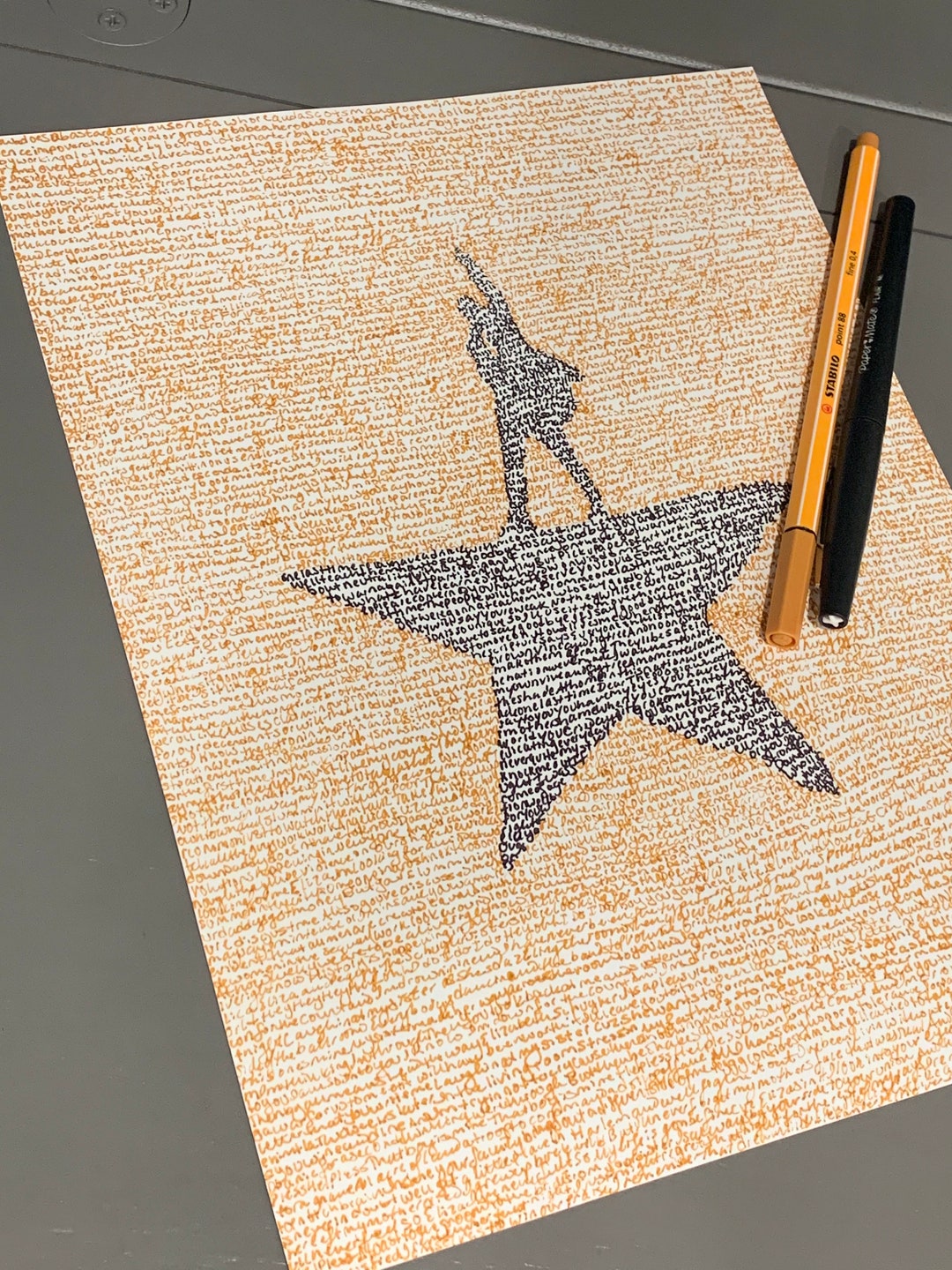 Hamilton Handwritten Lyrics Prints - Etsy