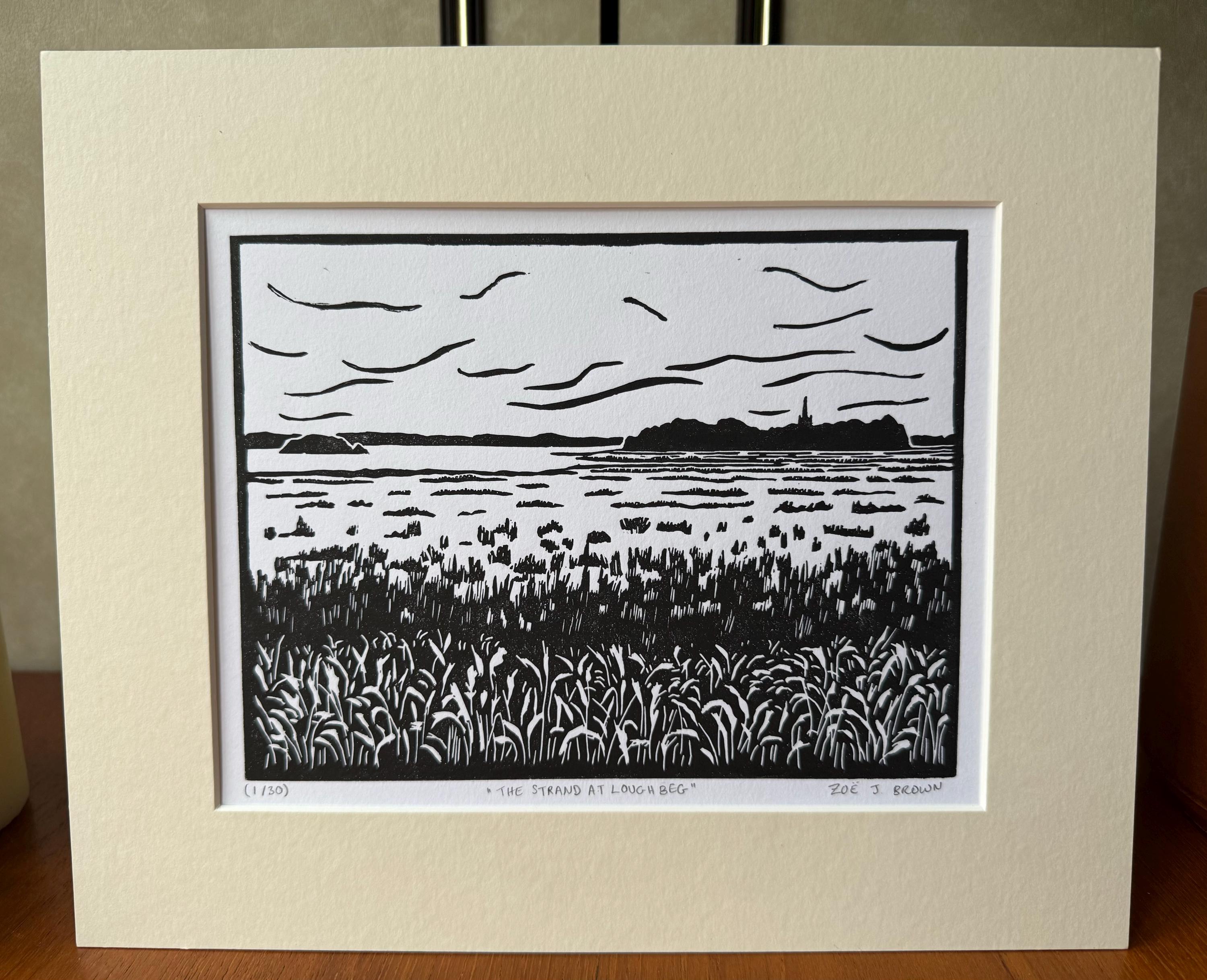 The Strand at Lough Beg | Linocut Seamus Heaney Homeplace Bellaghy ...