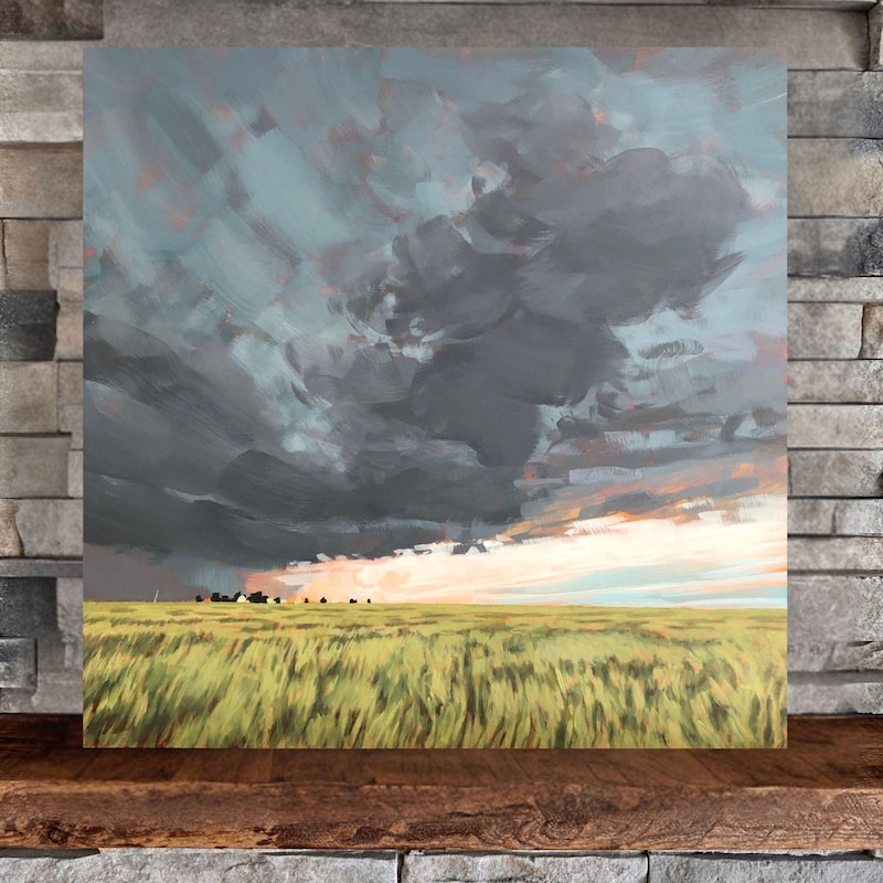 Prairie Painting - Etsy Canada
